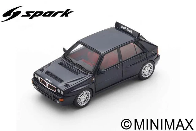 MODEL CAR SCALE 1:43 spark Model lancia Delta HF Integrale Club Italy ...