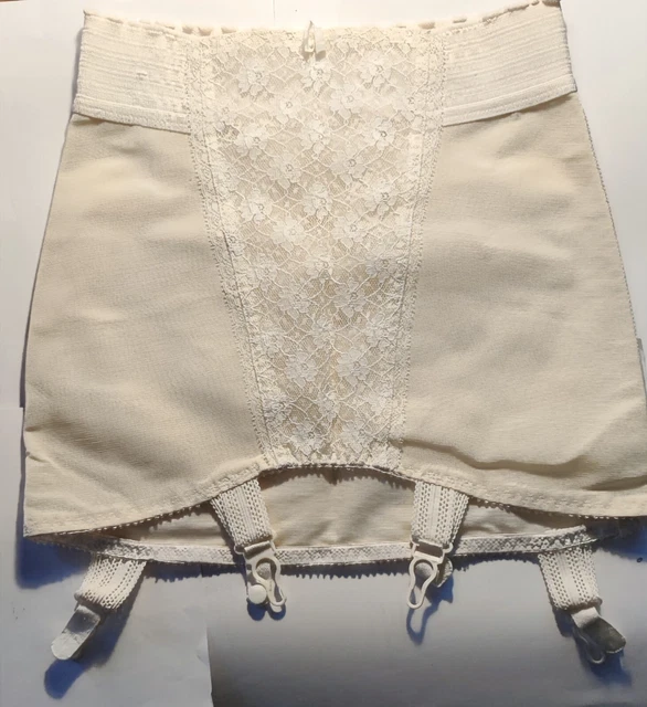 VINTAGE STRAPSMIEDER HÜFTHALTER Pin-Up Girdle 4 Strapse Strumpfhalter ...