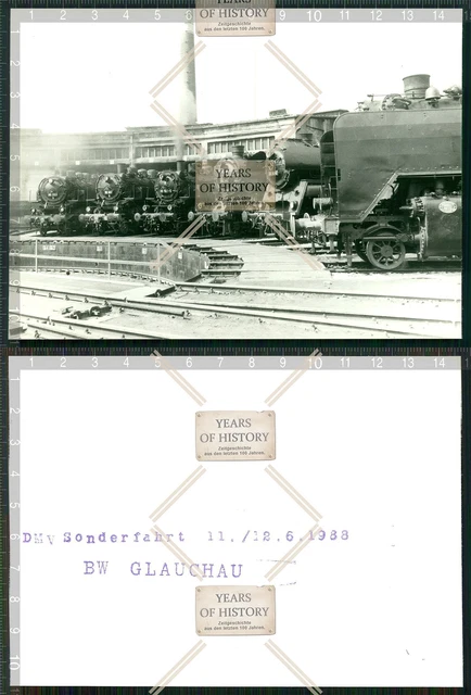 FOTO LOCOMOTIVA TRENO ferrovia stazione Lokschuppen Sassonia Turingia ...