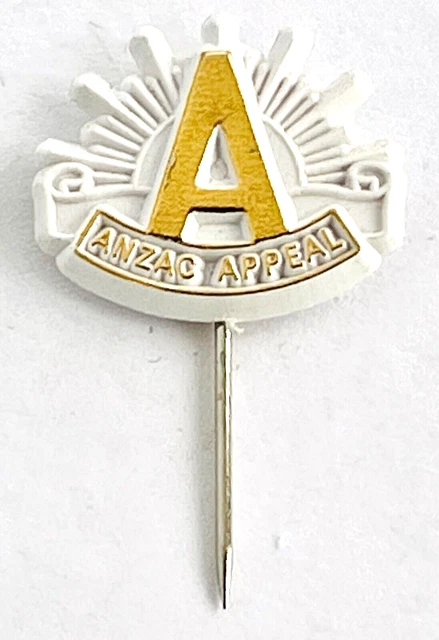 ANZAC DAY 🇦🇺 ANZAC APPEAL 🕊️ RISING SUN 🌅 stick pin, badge, brooch F $4 ...