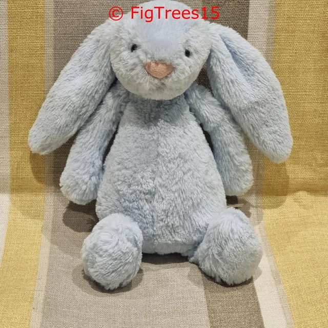 JELLYCAT BLUE BUNNY Rabbit Rattle D81 £16.23 - PicClick UK