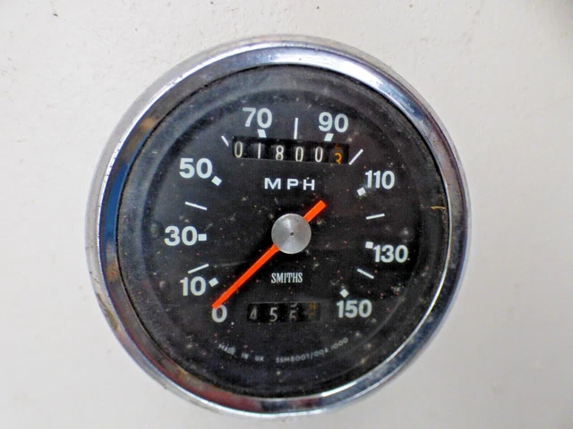 GENUINE SMITHS SPEEDOMETER Ssm5007/00A For Bsa Triumph A65 A75 T120 ...