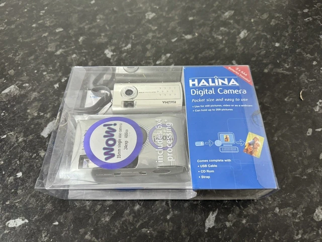 HALINA DIGITAL CAMERA DC-181B Pocket Size Compact Precision Optics! New ...