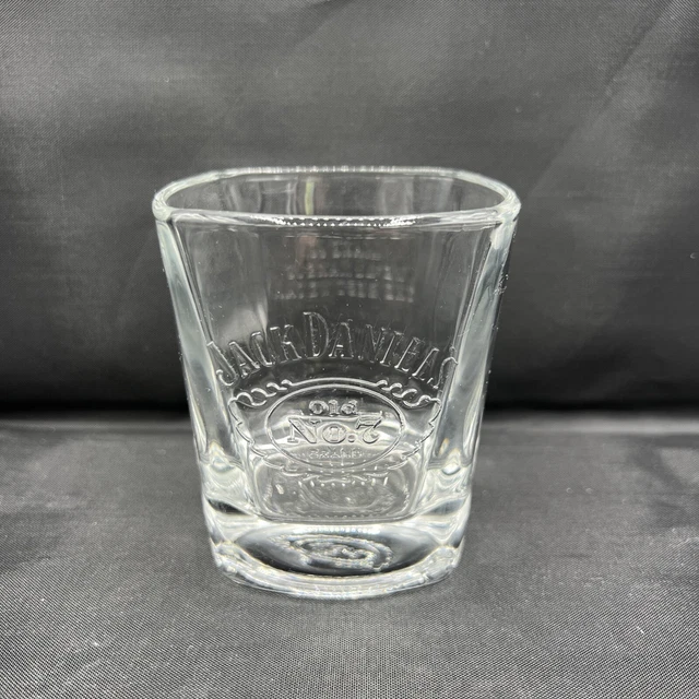 JACK DANIELS OLD No 7 Square Rock Glass! Good Condition! $10.00 - PicClick