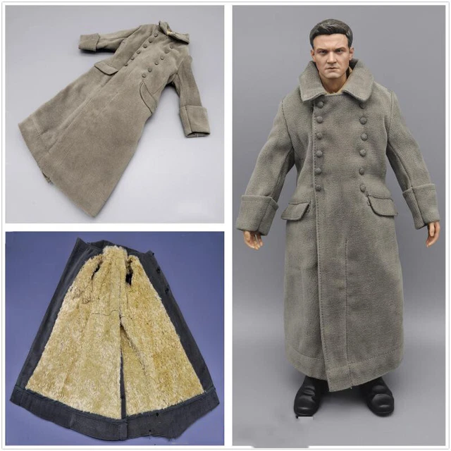 DML 1:6TH WWII Winter fluffy coat Model For 12" Male Figure Doll $18.45 ...
