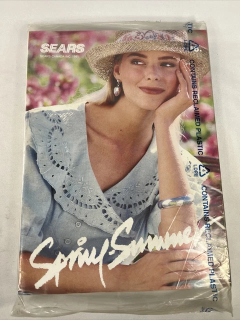 SEARS SPRING & Summer Cataloge 1991 Magazine Shopping Fashion Decor ...