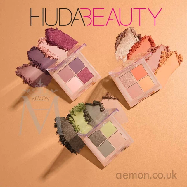 HUDA BEAUTY GLOWISH Micro Mini Natural Eyeshadow Palette ORIGINAL £14. ...