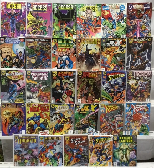 NEAR COMPLETE DC vs Marvel Amalgam Set of 29 Comics VF - Spider, Bat ...