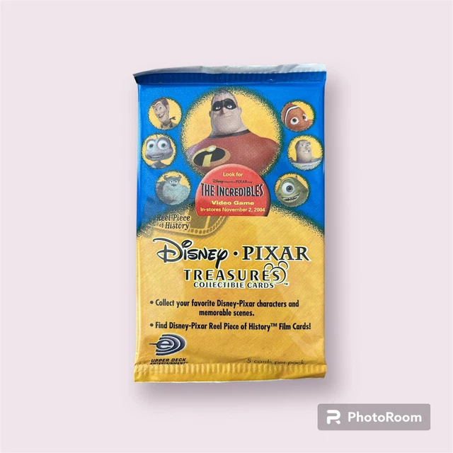 2004 DISNEY PIXAR Treasures Factory Sealed Booster Trading Card Series ...