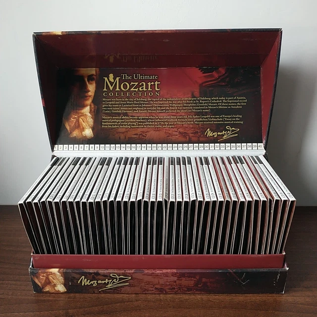 THE ULTIMATE MOZART Collection 40 Disc CD Boxset Complete Classical ...
