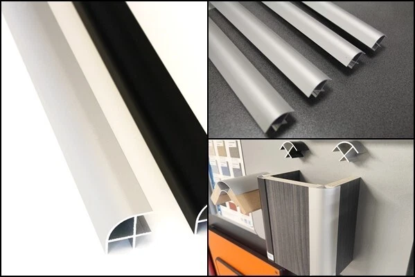 ALUMINIUM CORNER PROFILE,2500MM,SMALL Radius Silver,for 15mm Campervan ...