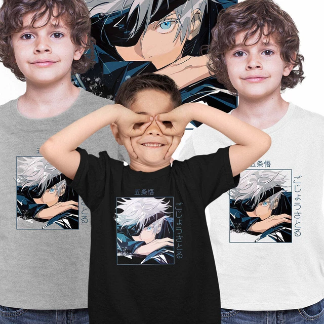 JUJUTSU KAISEN SATORU Gojo Anime Graphic Japanese Manga Gift T-shirt ...