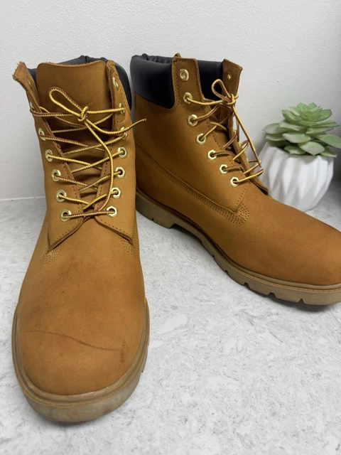 TIMBERLAND 6-INCH WATERPROOF Boots Wheat Used Men’s 13 £40.36 - PicClick UK