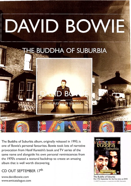 (MOJ14) MAGAZINE ADVERT 11X8" David Bowie _ The Buddha Of Suburbia ...