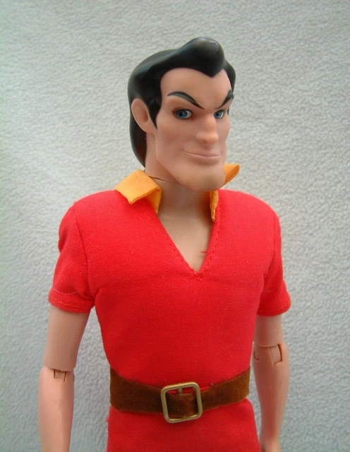 DISNEY BEAUTY & the Beast GASTON villain doll figure - jointed arms ...