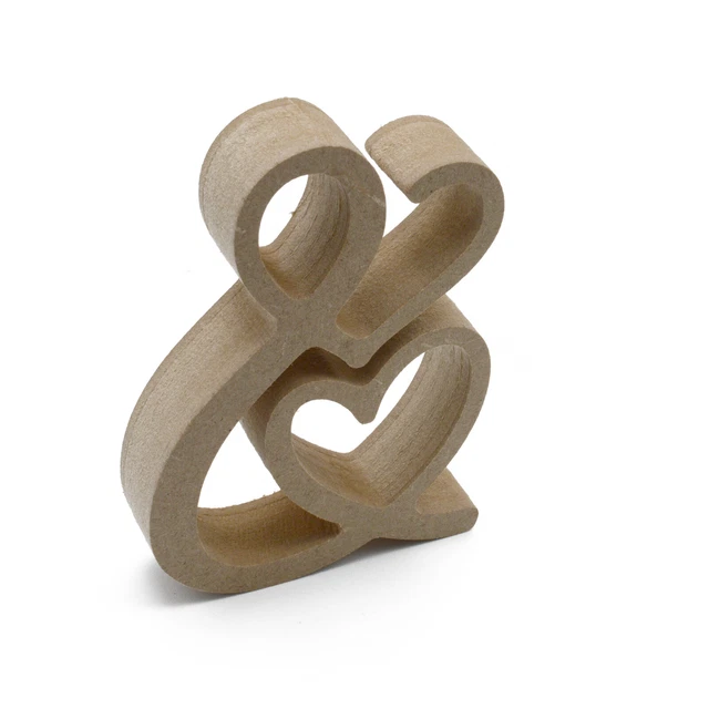 FREE STANDING AMPERSAND Symbol - & and Sign - CNC Cut 18mm - 10cm ...