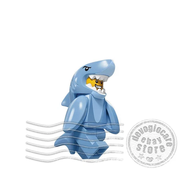 LEGO MINIFIGURES COLLECTION Series 15 - Male Shark - Shark Suit Guy ...
