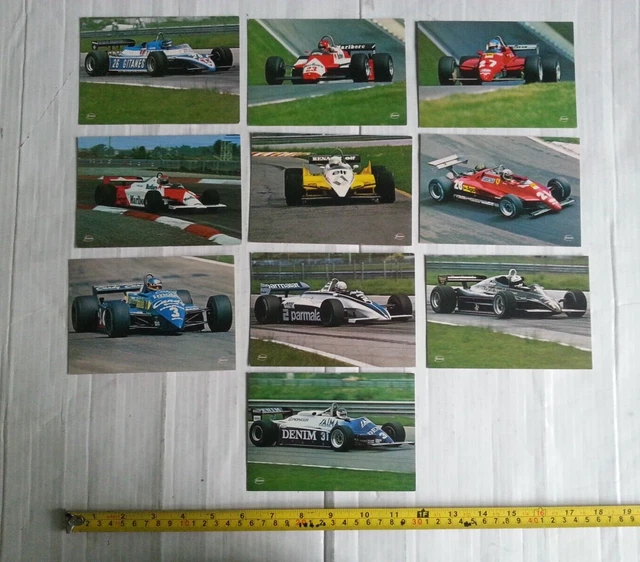 FORMULA 1 CARS 1982 POST CARDS (x13) F1 Formula 1 £5.99 - PicClick UK