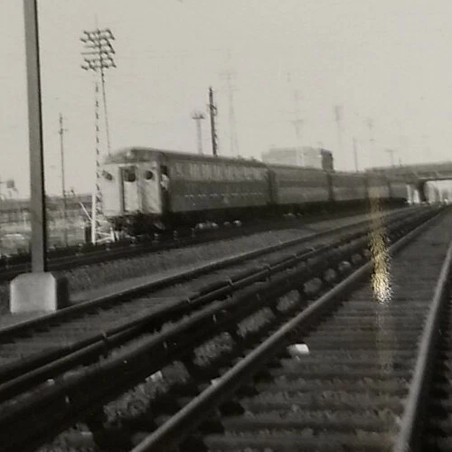 1960S LONG ISLAND RAILROAD LOCOMOTIVE-CARS Woodhaven Train Yard Photo ...