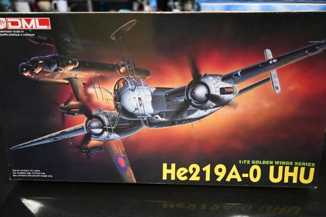 1/72 DML HE219A-0 UHU German WWII Night bomber model #5005 $9.99 - PicClick