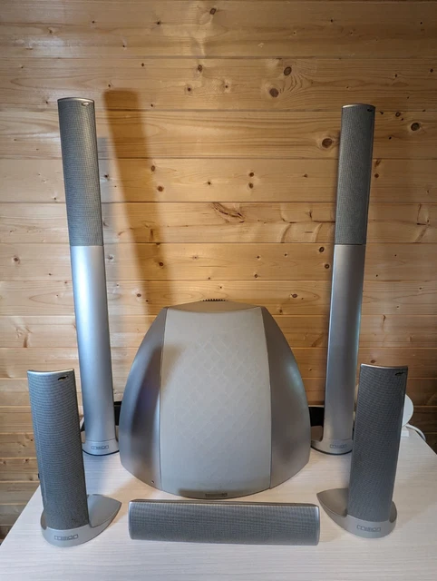 MISSION FS1 SURROUND Sound Speakers And Subwoofer. COLLECTION ONLY £12. ...