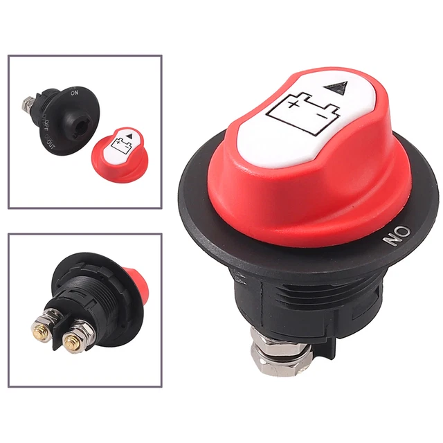100A MINI BATTERY Isolator Master Switch On/Off Marine Auto 12V Kit Car ...