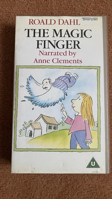 THE MAGIC FINGER - Roald Dahl - VHS Video Tape Cassette Vintage Kids ...