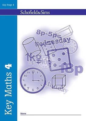KEY MATHS BOOK 4 of 5 Key Stage 1, Years 1 2, And £7.40 - PicClick UK
