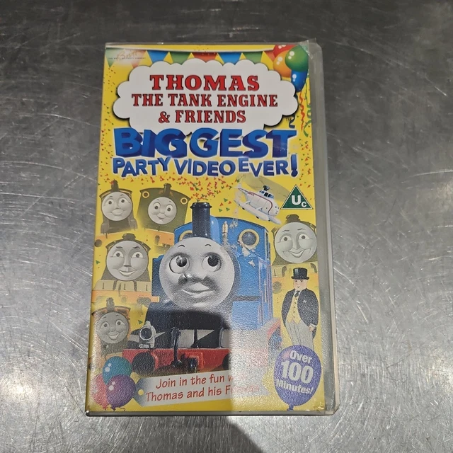 THOMAS THE TANK Engine & Friends VHS Video - Biggest Party Video Ever ...