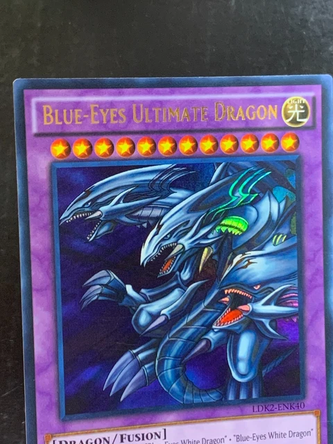 BLUE-EYES ULTIMATE DRAGON LDk2-ENK40 Ultra Rare Yu-Gi-Oh! Konami [4 ...