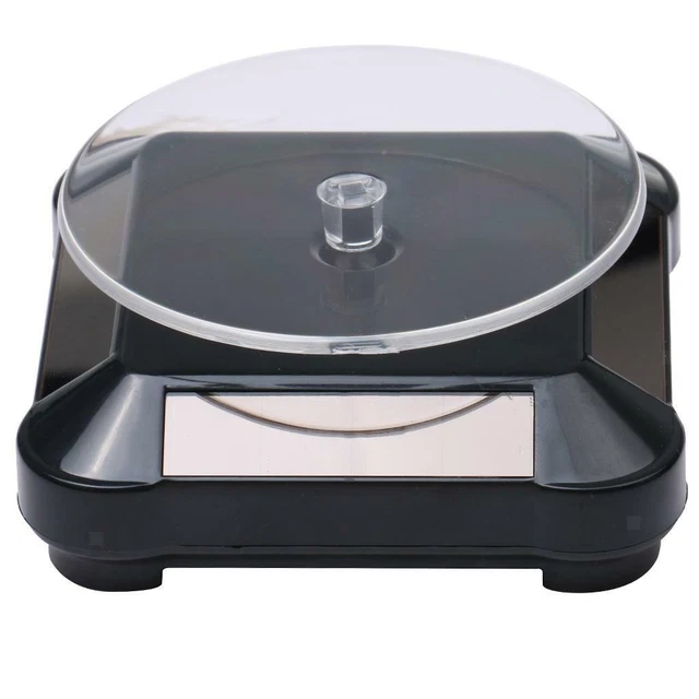 ROTATING DISPLAY STAND Base Turntable, Solar/Battery Powered, 4 Colors ...