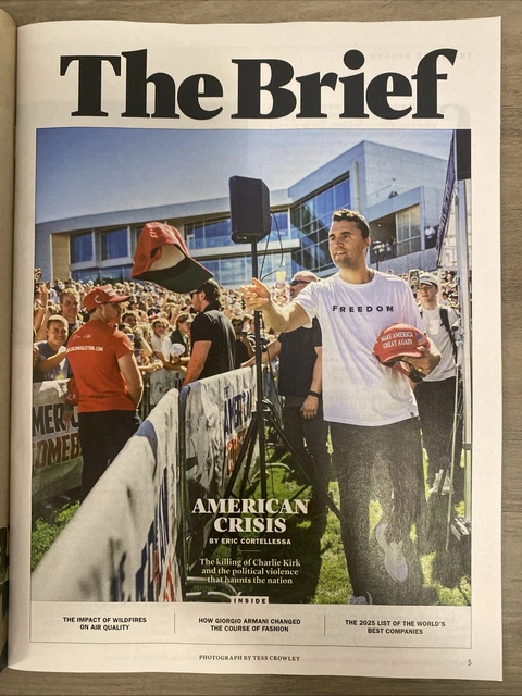 TIME MAGAZINE CHARLIE Kirk September 29 2025 ENOUGH New $22.99 ...