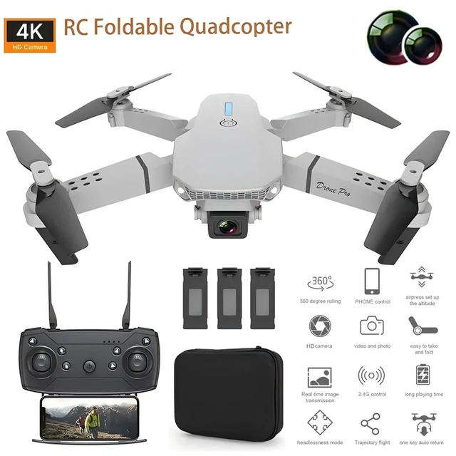 2026 NEW DRONE 3 Batteries 4K Dual Camera WIFI FPV RC Foldable Dron ...