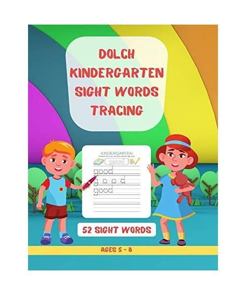 DOLCH KINDERGARTEN SIGHT Words Tracing: Learn, Trace and Practice - Top ...