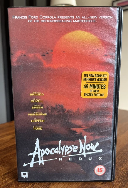 APOCALYPSE NOW REDUX ~ VHS 2002 ~ Extended Version Of The 1978 Ford ...