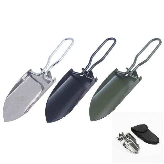 MINI SCOOP FOLDING with Bag Stainless Steel Garden Outdoor Camping ...