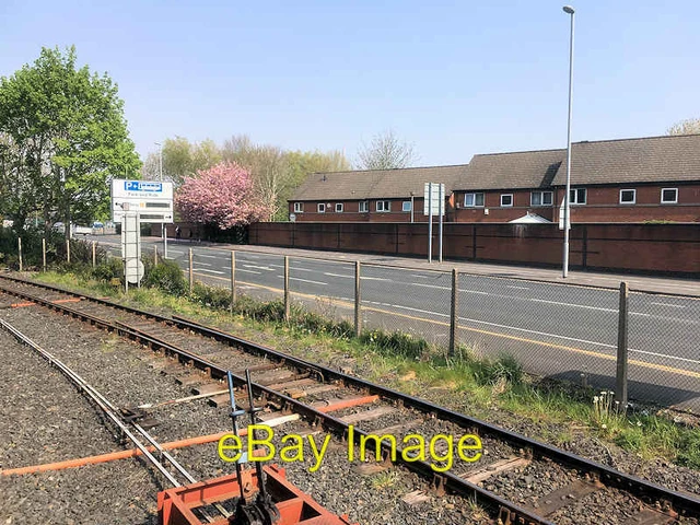 PHOTO 6X4 RIBBLE Steam Railway, Strand Road Preston The railway lines ...