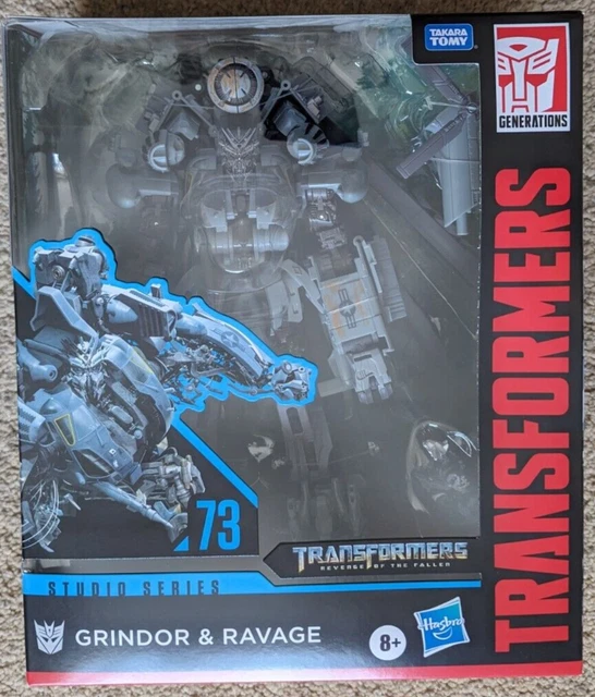 HASBRO TRANSFORMERS STUDIO Series SS-73 Leader Class Grindor and Ravage ...