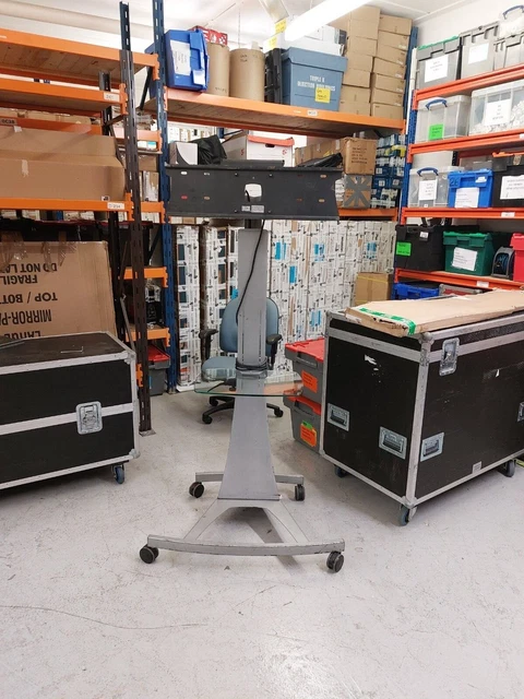 UNICOL AXIA HI-LEVEL TV Stand with Glass Shelf £150.00 - PicClick UK