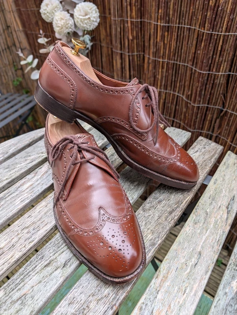 FOSTER & SON Bespoke Leather Brogue Derby Shoes, UK 9, £4k+ RRP ...