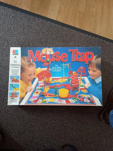 VINTAGE MB GAMES Mouse Trap, Original 1996, Boxed, Complete, Rare ...
