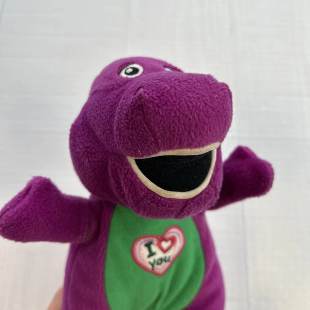 BARNEY THE DINOSAUR Singing I Love You Song Soft Toy Plush Vintage 2007 ...