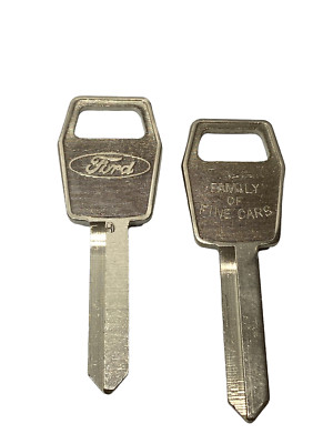 FORD LOGO, OEM Key Blank "H" Letter Code, Family of Fine Cars, (Lot of ...