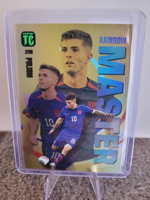 CHRISTIAN PULISIC RAINBOW Master Panini Top Class USA EUR 8,39 ...