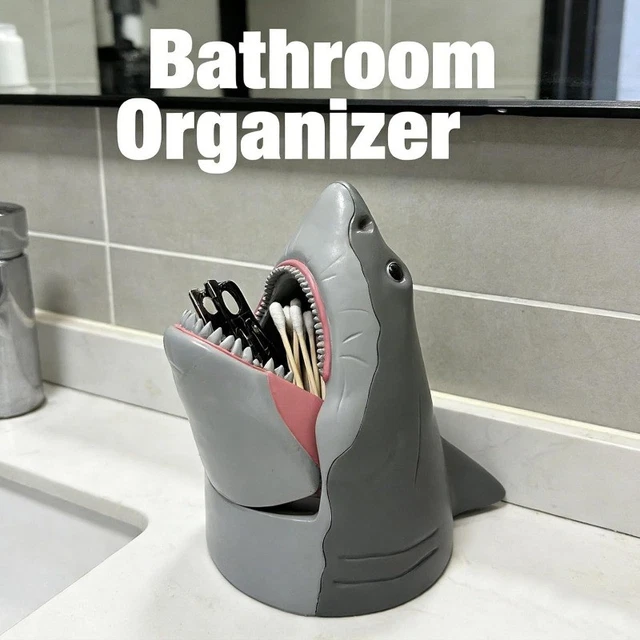 ARK-SHAPED STORAGE BOX & Popcorn Bucket, 2026 New Fun Shark Snack ...