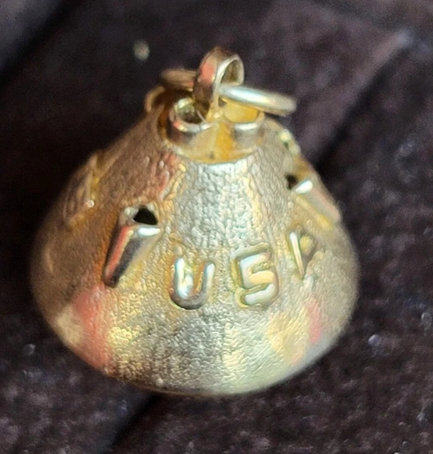 9CT GOLD MOON Landing Apollo 11 Charm Hallmarked Rare 1969 £195.00 ...