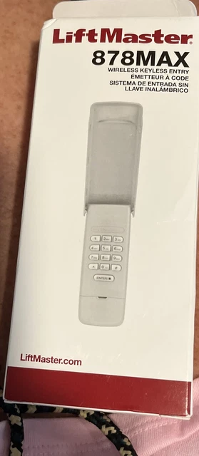 TECLADO INALÁMBRICO LIFTMASTER 878MAX reemplaza 877MAX 940EV 139.3050 ...