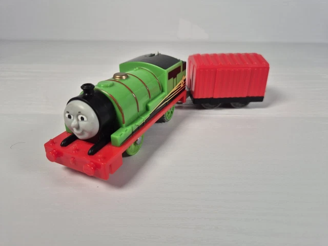 TRACKMASTER DASH PERCY Racing Thomas & Friends Motorised Battery Train ...