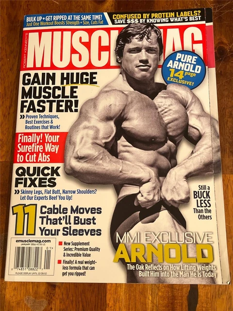 MUSCLEMAG BODYBUILDING MUSCLE magazine ARNOLD SCHWARZENEGGER 1-11 £16. ...