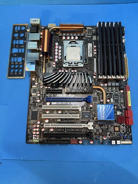 ASUS P6T DELUXE V2 socket LGA 1366 ATX motherboard + Intel i7-920 CPU ...